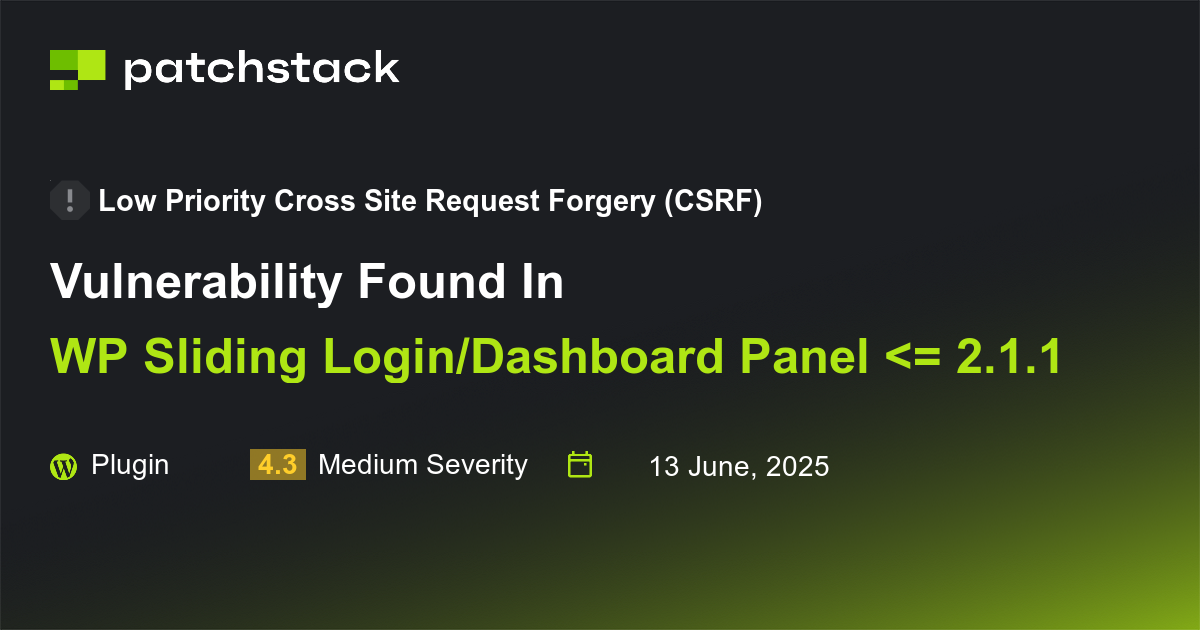 WordPress WP Sliding Login/Dashboard Panel plugin